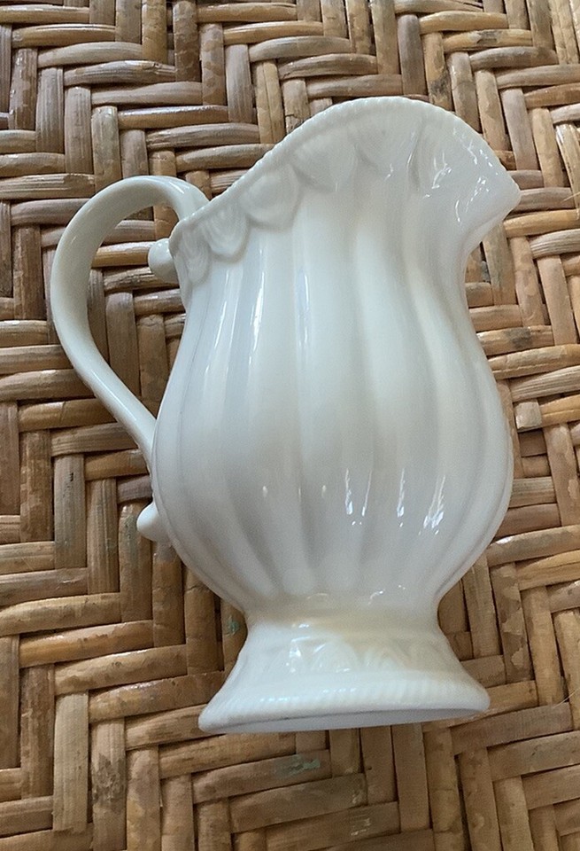 Thatcham Creamware Ivory Porcelain Creamer 4.5” Tall | eBay