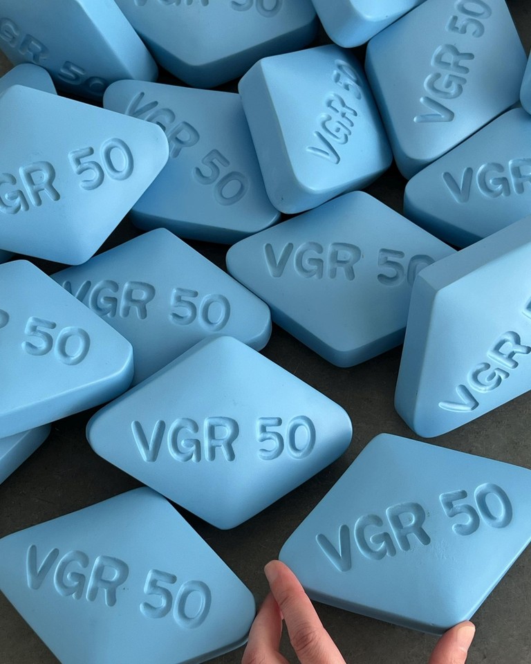 Vtg 90s Oversized Viagra Pill Novelty Advertising Paperweight Pop Art ...