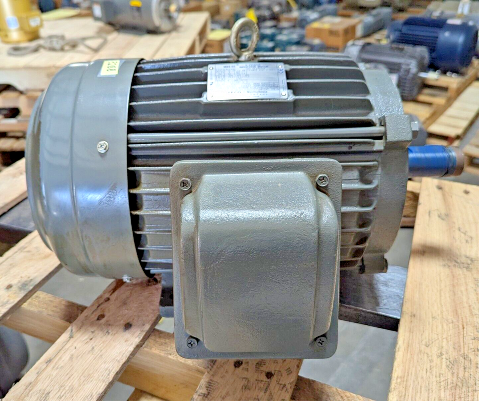 NEW TECO 10 HP INDUCTION MOTOR N0104 / 230-400/460 VOLT 1745 RPM 215T ...