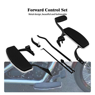 Rider Complete Footboard Kit Forward Control Set Fit For Harley Dyna ...
