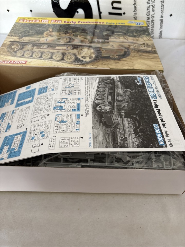 1/35 Dragon 6620: StuG. III F/8 Early Production Italy 1943 Smart Kit ...