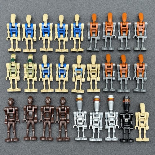 Lego Star Wars Battle Droid Lot Of 25+ Minifigures Kashyyyk, Pilot ...