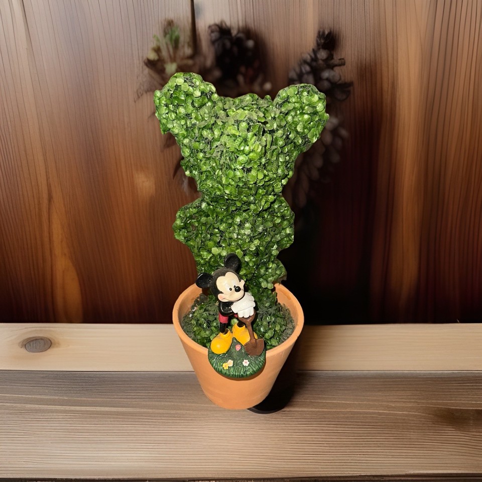 Disney 2012 Epcot Flower & Garden Festival Topiary Mickey Figurine Rare | eBay