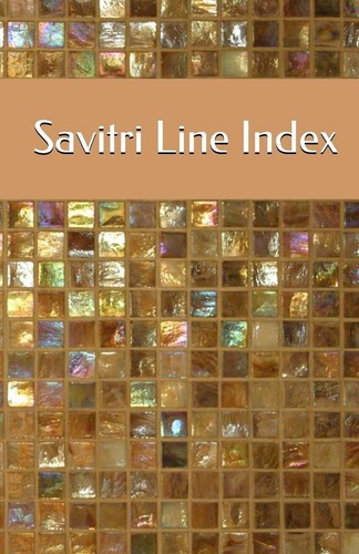 Savitri Line Index by Sri Aurobindo (English) Paperback Book ...