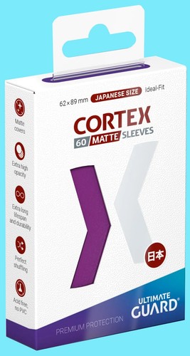 60 ULTIMATE GUARD CORTEX MATTE PURPLE JAPANESE Card SLEEVES Deck ...