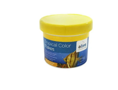 ELIVE TROPICAL FISH COLOR FLAKES WHOLE NATURAL ANCHOVY AND SHRIMP MEAL ...