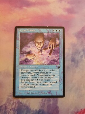 Magic the Gathering Legends Puppet Master LP played MTG | eBay