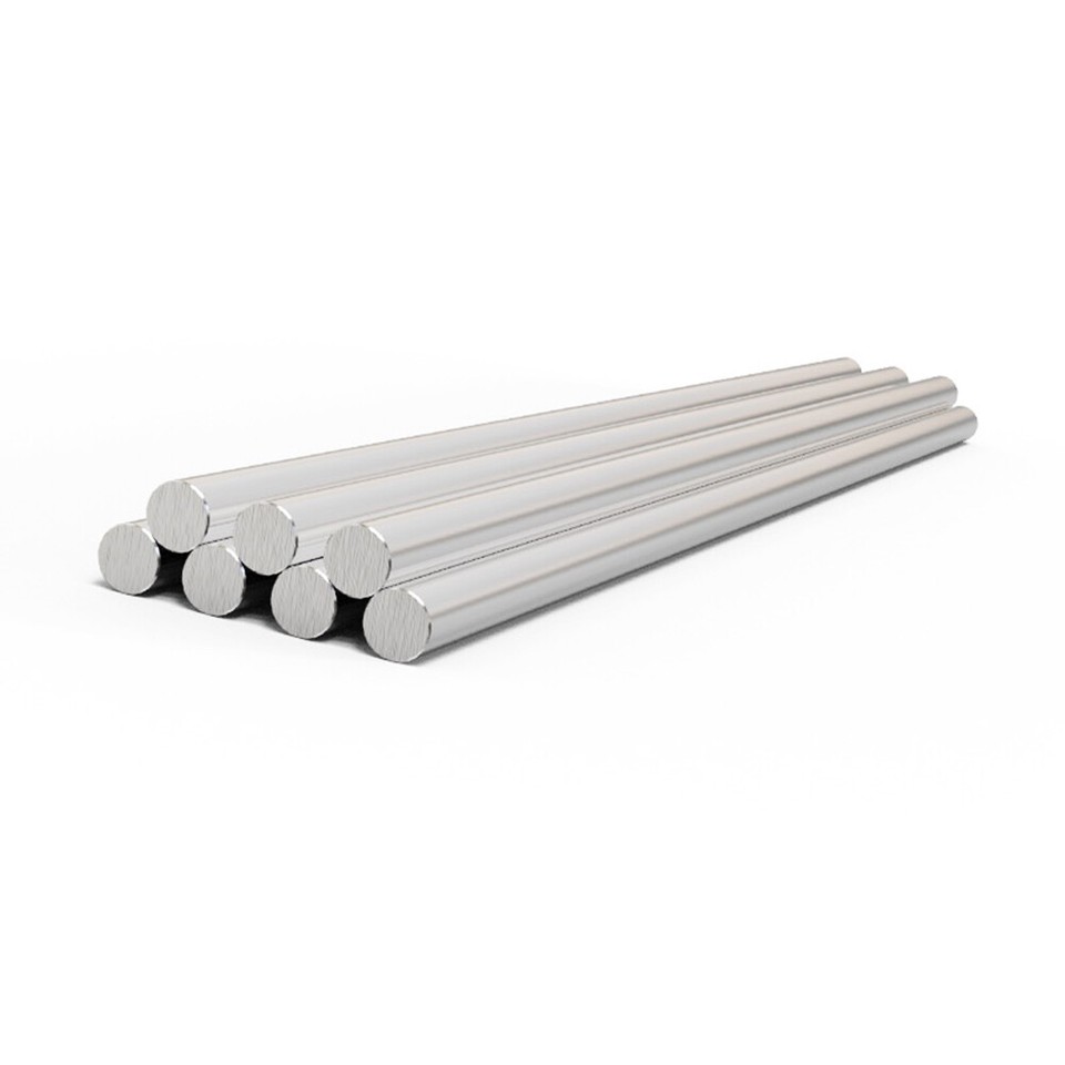 Smooth Chromed Steel Linear Shaft Round Bar Rail Slide Rod Bearing 5mm ...