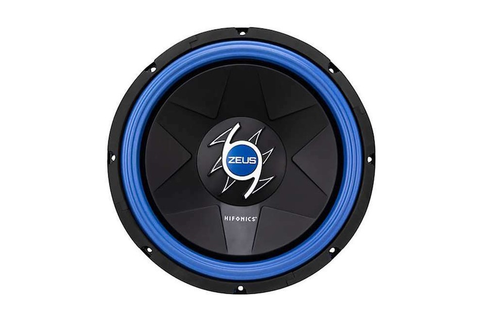 Hifonics 600W 10" Dual 4-ohm Shallow Mount Car Subwoofer Mounting depth ...
