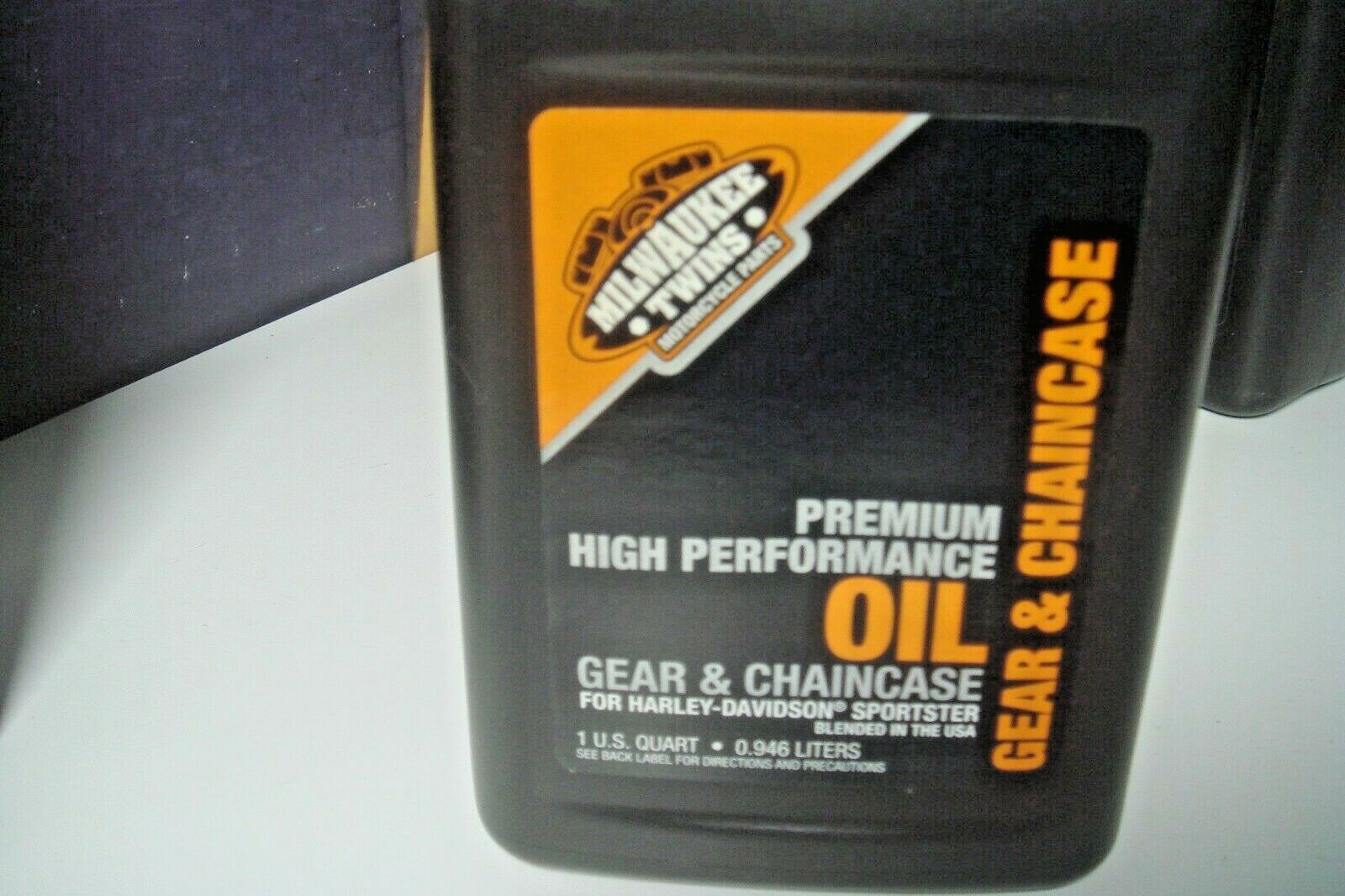Gear & Chaincase Oil 4 Milwaukee Twins High Performance Harley ...