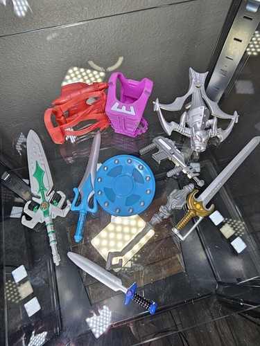 MOTU Classics Accessories He-man Faker Swords Shields Armor Bow Lot Of ...