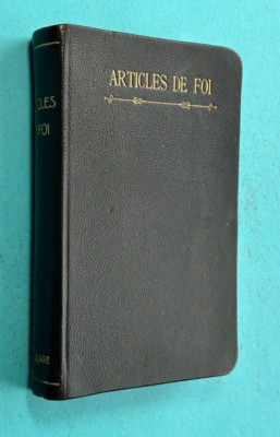1931 Etude des Articles de Foi James Talmage Articles of Faith French ...