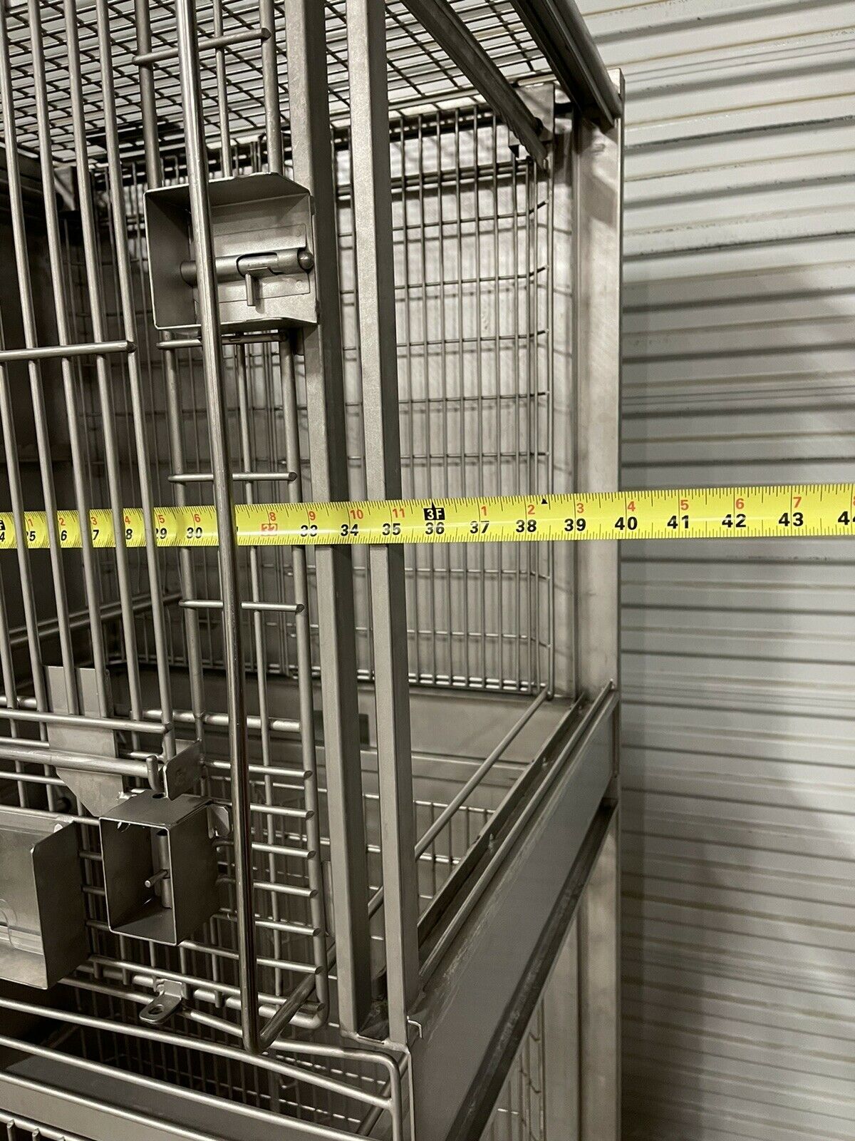 Allentown Caging Stainless Steel Lab Vet Crate Large Dog Animal Cage 35 ...