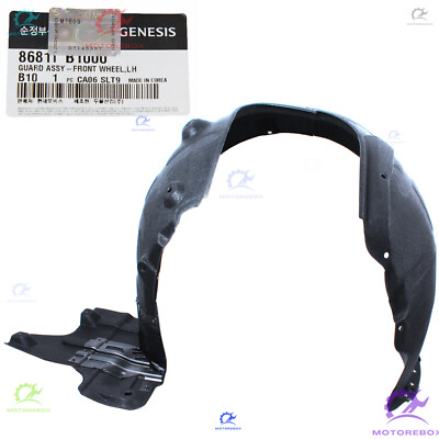 GENUINE Fender Liner FRONT LEFT 86811-B1000 for Hyundai Genesis G80 ...