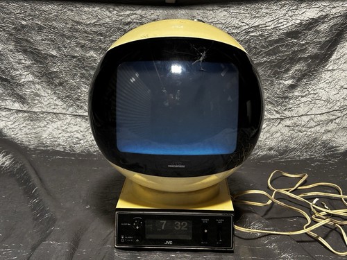 JVC Videosphere TV w/stand, model 3241 With Clock | eBay
