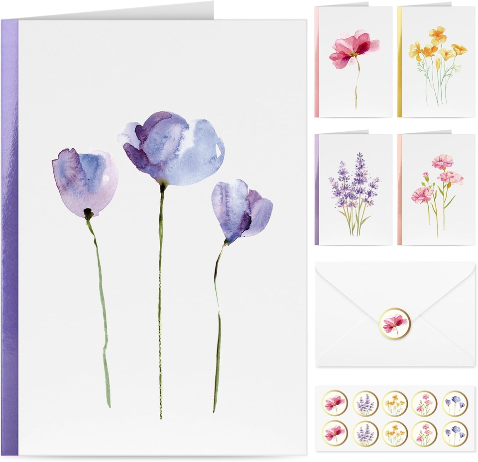 Blank Cards and Envelopes, 30 Pack Blank Greeting Cards, Elegant Blank ...