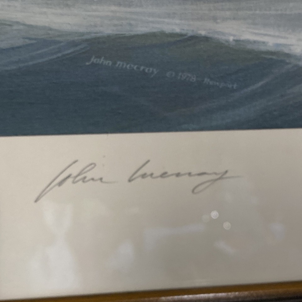 FRAMED SIGNED JOHN MECRAY L.A. Dunton LITHOGRAPH PRINT 57 Of 150 | eBay