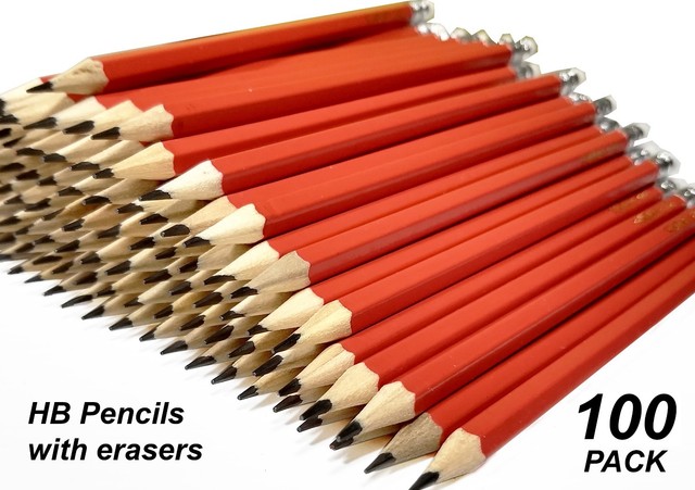 Bulk 100 Pack HB Lead Pencils for sale online | eBay