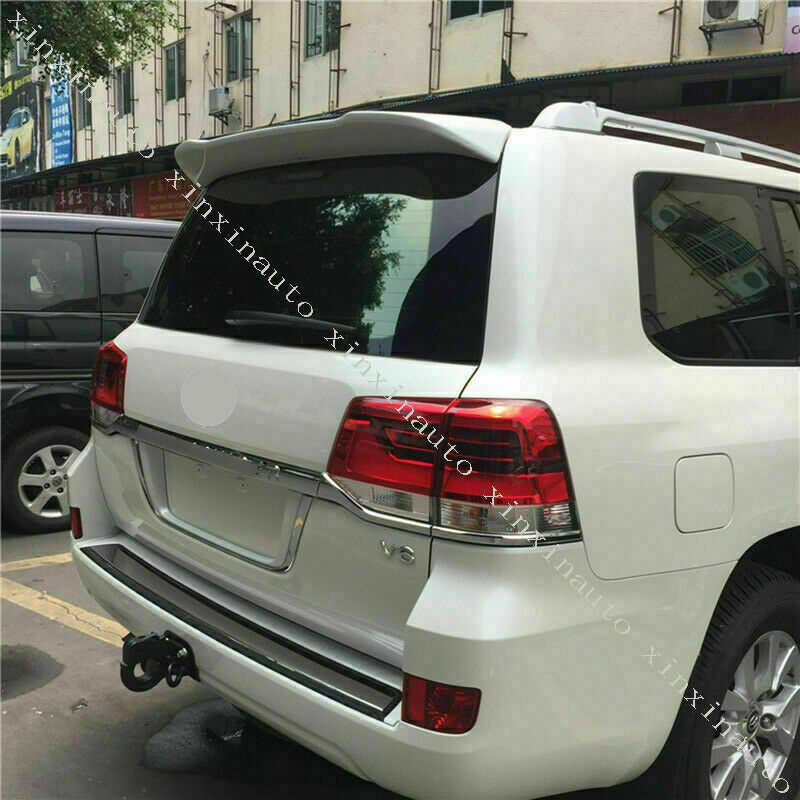 For Land Cruiser LC200 FJ200 2008-2021 Pearl White Rear Roof Spoiler ...