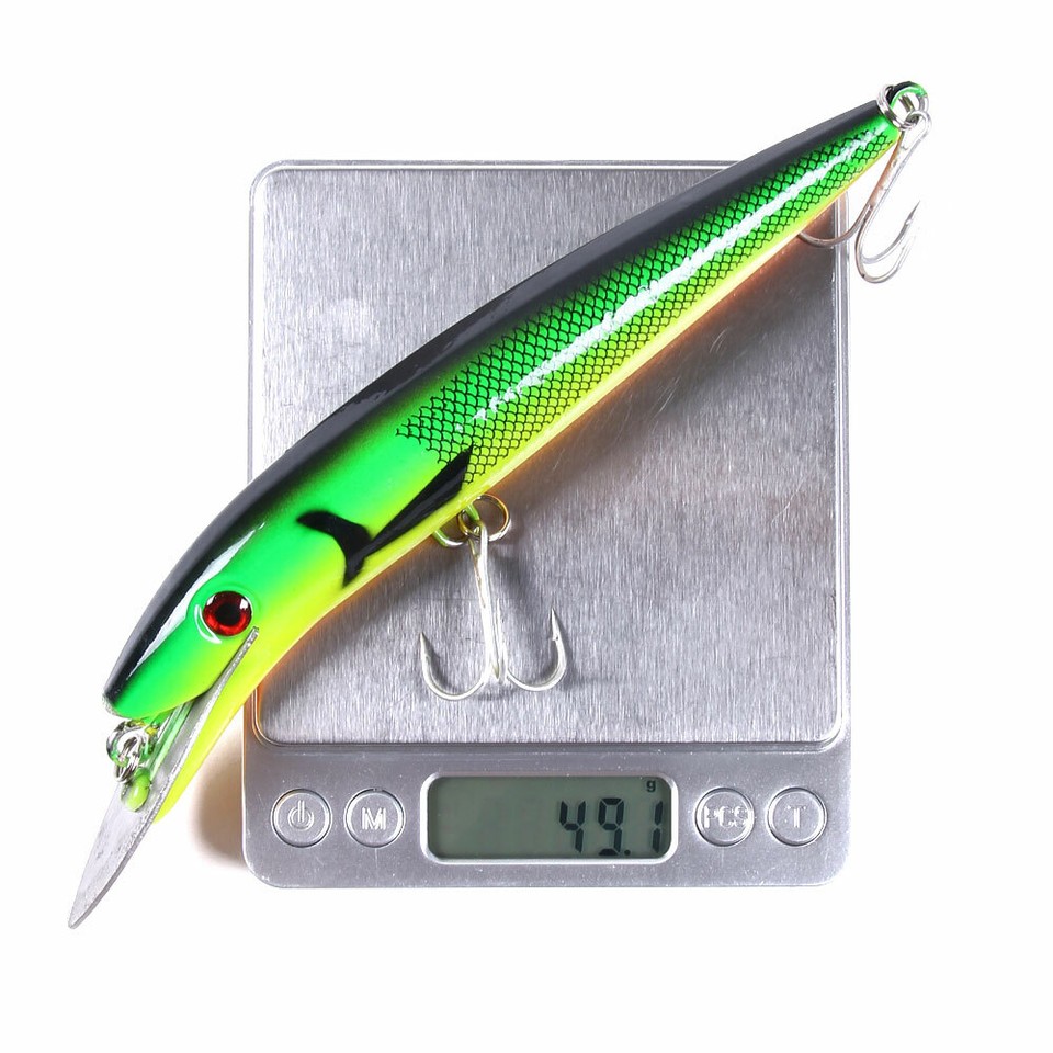 5PCS/Set Trolling Bait Minnow Fishing Lure Swimbait Tackle Wobbler 20cm ...