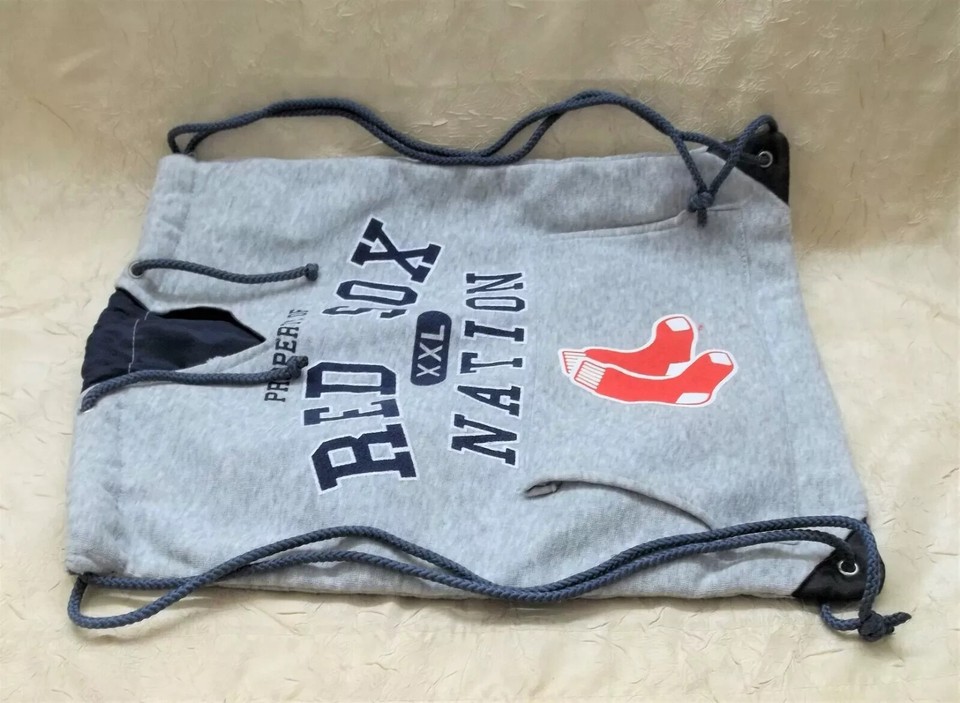 1 Boston Red Sox XXL Nation Gray Sweatshirt Backpack Sports Shoulder ...