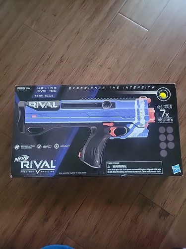 Nerf Rival Helios XVIII-700 Team Blue Precision Battling Pretend Play ...