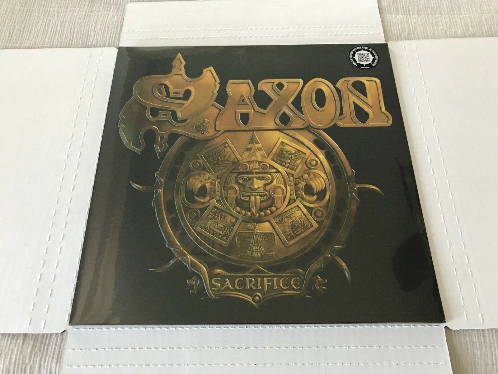 SAXON -SACRIFICE- *NEW STILL SEALED* 2012 LIMITED ED. PICTURE VINYL ...