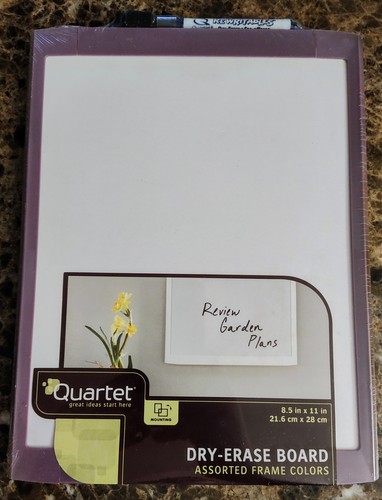 Quartet Magnetic Dry-Erase Board 8.5x11 - Marker & Magnets **NEW ...