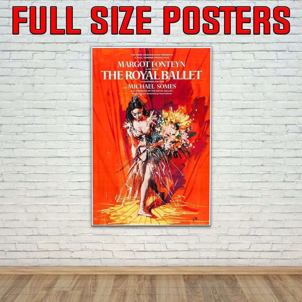 Margot Fonteyn The Royal Ballet Repro Movie Poster | eBay