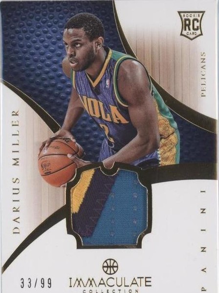 2012-13 Panini Immaculate Collection - Rookie Patch #193 Darius Miller ...