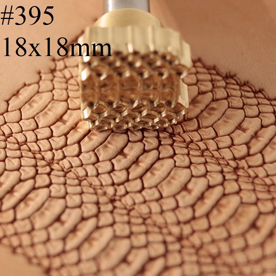 Python Skin Leather stamp tool crafting crafts brass flower stamps #395 ...