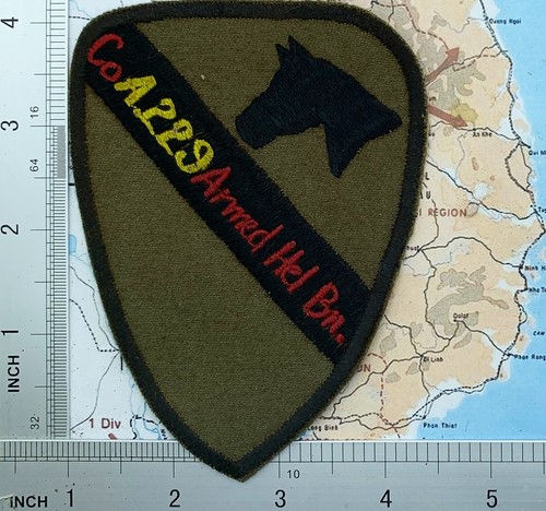 patch , 1st cavalry patch , CO A 229 ARMED HEL , vietnam war patch , t9 ...