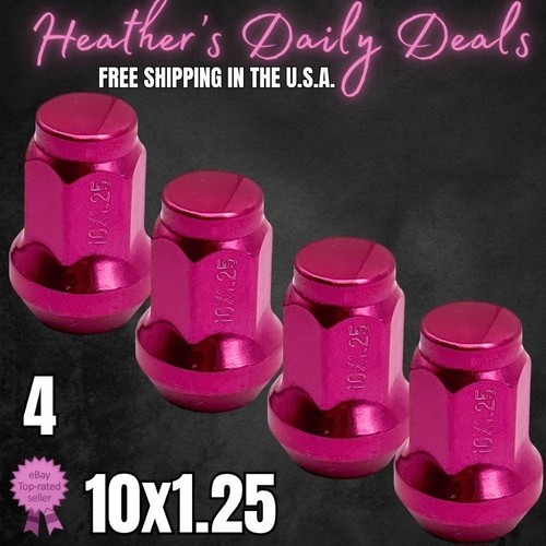 4 Lug Nuts Bulge 10x1.25 ATV Honda FL 350R 400 Odyssey Pilot FL350R ...