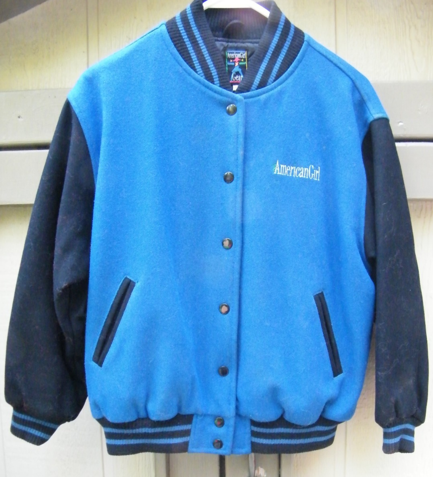 Vintage American Girl Gear Varsity Letterman Bomber Jacket Girls SZM ...