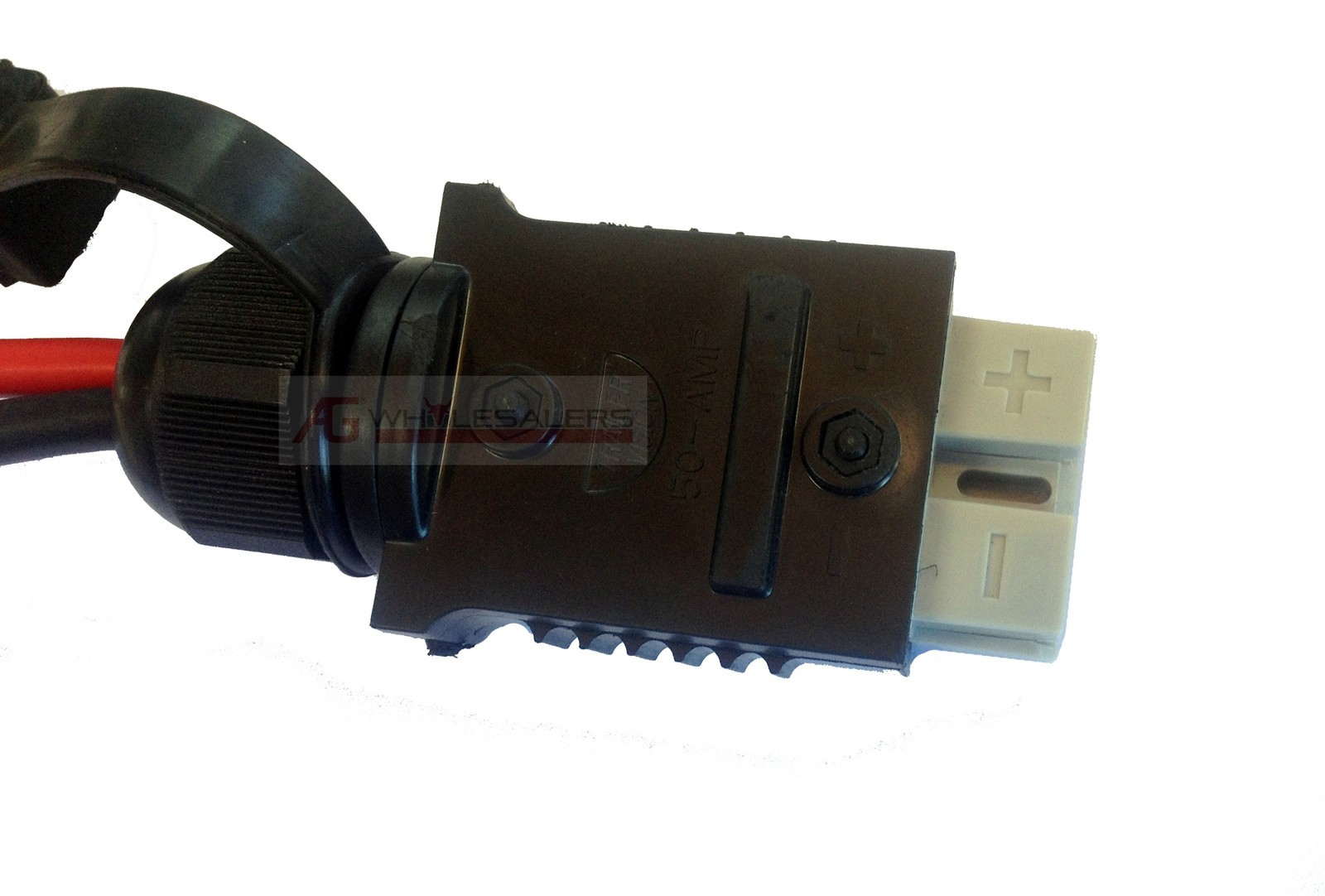 ANDERSON PLUG 50A COVER LARGE GLAND DUST CAP LEAD END. WEATHERPROOF ...