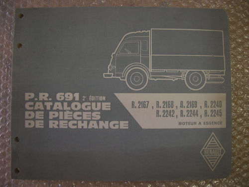 CATALOGUE PR 691 RENAULT GALION R2167...R2240... | eBay