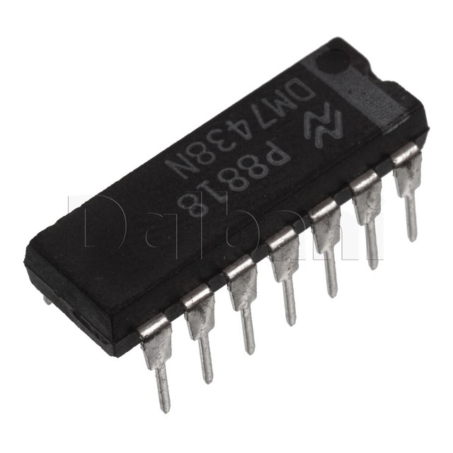 DM7438N National Semiconductor TTL IC Quad 2 Input NAND Plastic 7438 ...