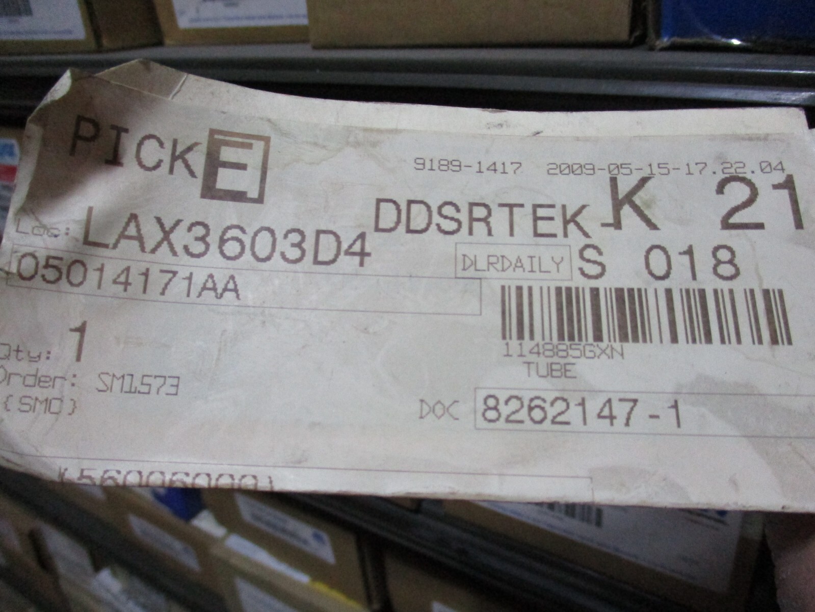 MoPar Oil Cooler Tube - NOS - '99-'01 Ram HD w/ 5.9 Diesel - P/N ...