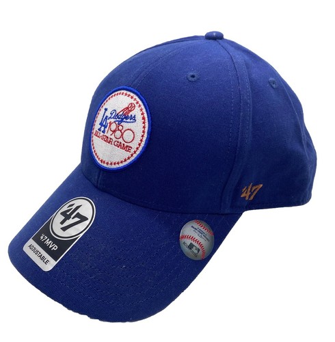 LOS ANGELES DODGERS '47 BRAND MVP 1980 ASG PATCH OSFA SNAPBACK BLUE HAT ...