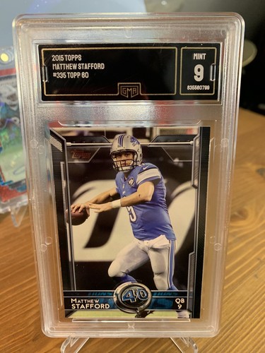 2015 Topps Matthew Stafford #335 Topp 60 Gma 9 Mint Lions | eBay