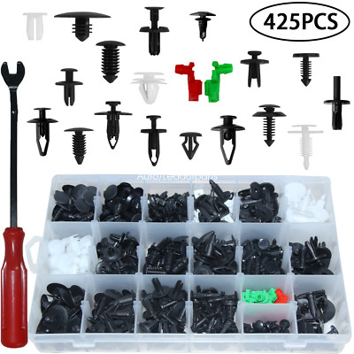 425 PCS For GM Car Body Retainer Assortment Clips Plastic Fasteners ...