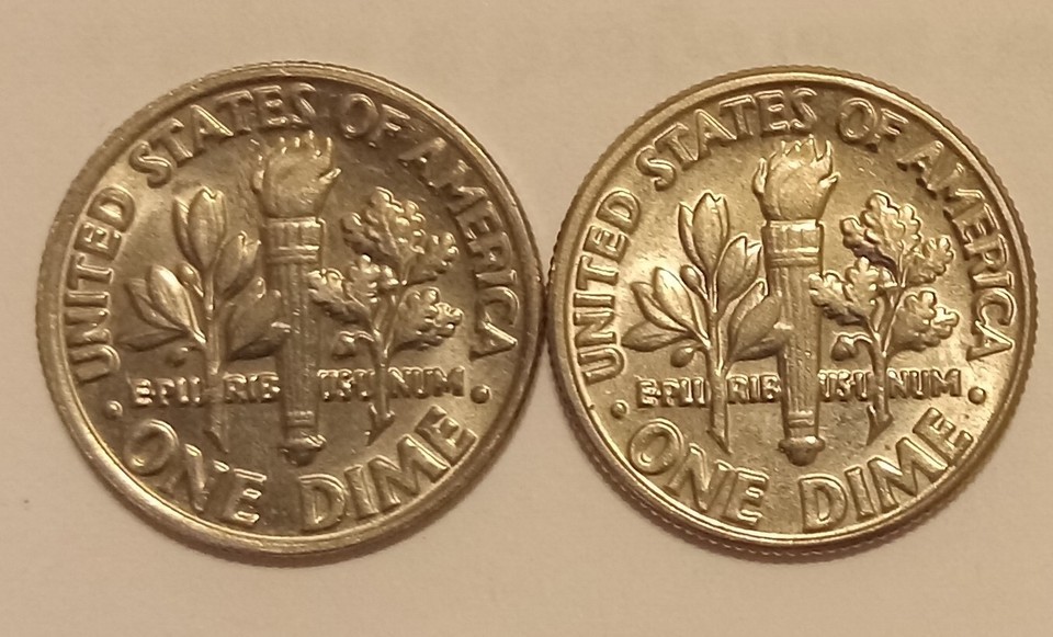 1982 P & D Roosevelt Dime Set, Circulated But Nice Free Shipping | eBay