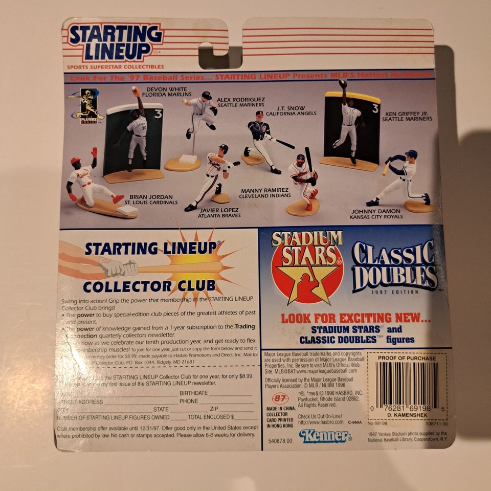 Starting Lineup Dottie Kamenshek Cooperstown Collection 1997 MLB Figure ...