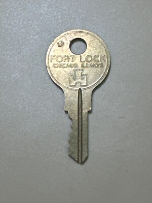 Vintage Factory FORT LOCK Key #86 | eBay