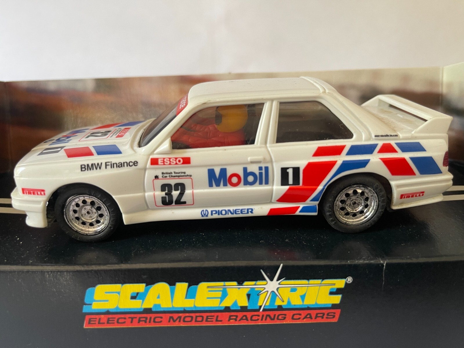 Scalextric C464 1/32 BMW M3 Mobil Slot Car. White. No. 32 | eBay UK
