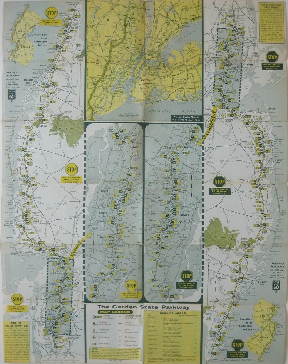 Garden State Parkway Exits And Tolls | Fasci Garden