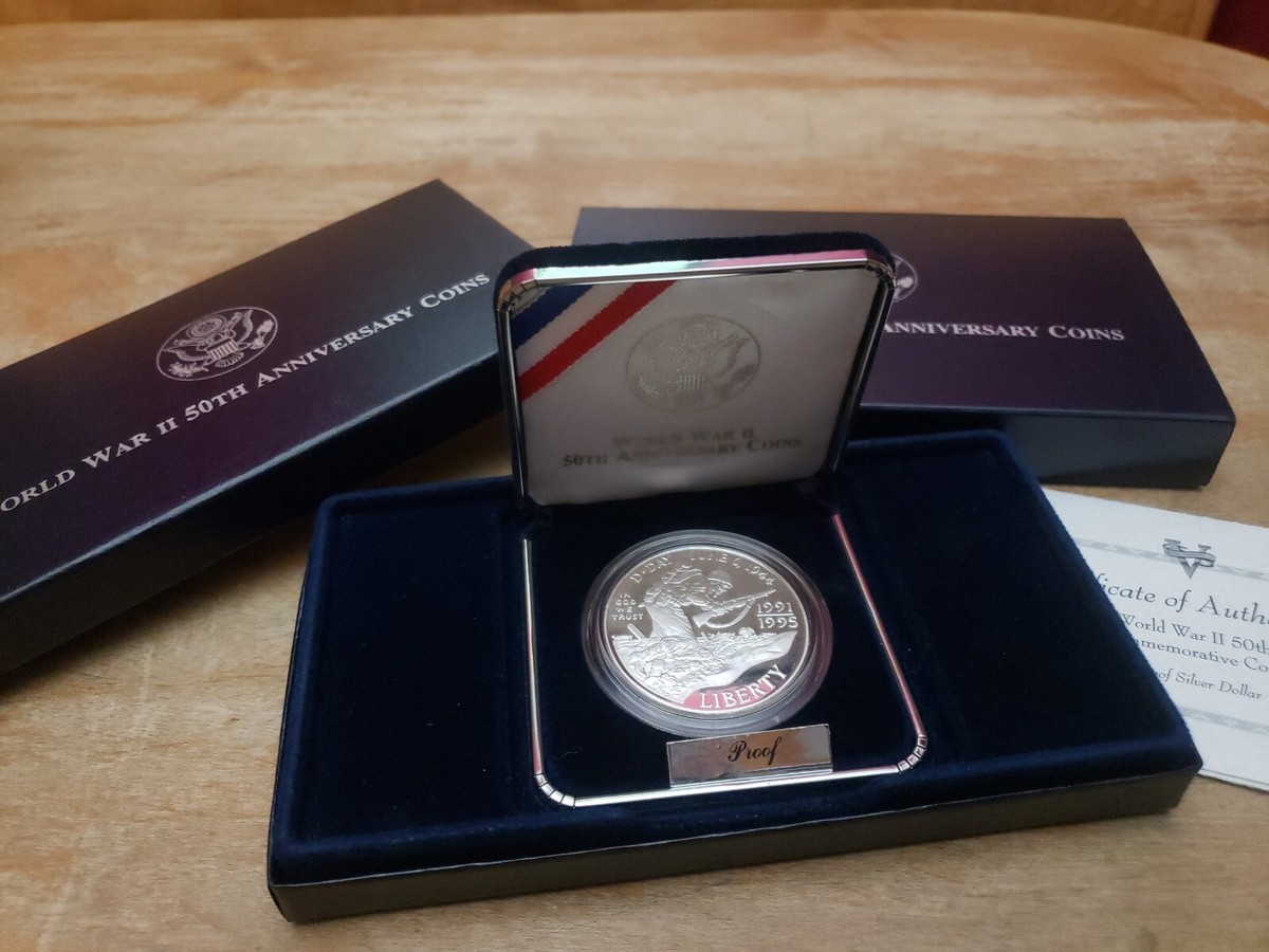 1991 1995 World War Ii 50th Anniversary Coins