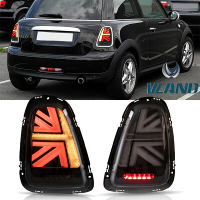 VLAND Smoked LED Tail Lights For 2007-2013 BMW Mini Cooper R55 R56 R57 ...