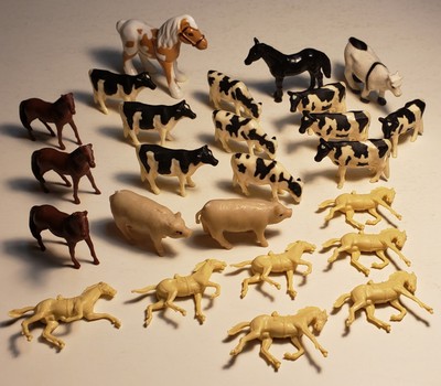 ERTL & Other Farm Country LIVESTOCK CATTLE pack Cows Horses Pigs MIXED ...
