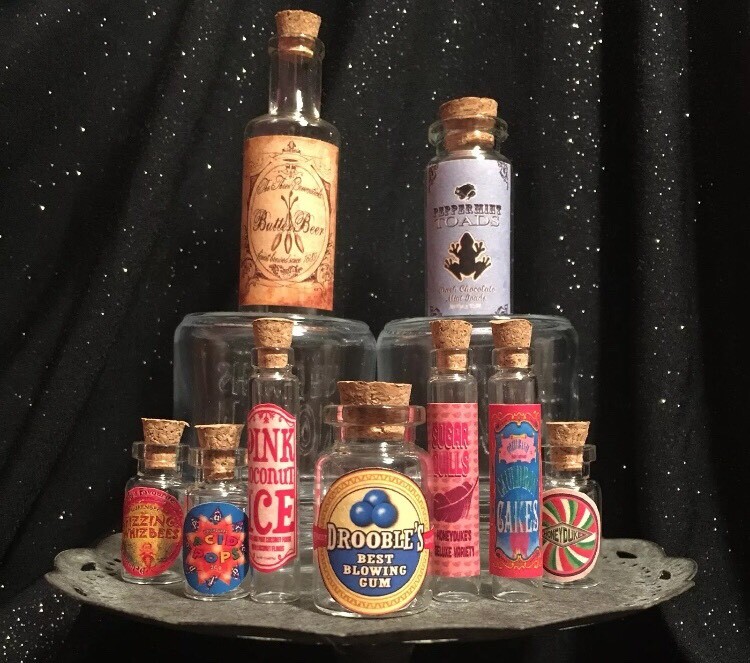 LABELS ONLY DIY M2M Holtz Vials Apothecary Potion Bottles Harry Potter ...